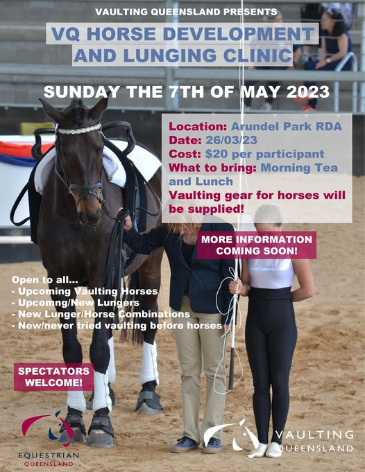 Vaulting Queensland Horse Development and Lunging Clinic | Vaulting Queensland